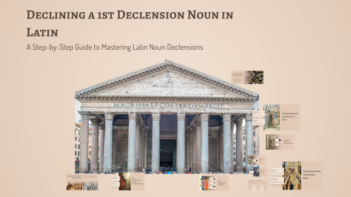 Declining a 1st Declension Noun in Latin by Andrew Bray on Prezi