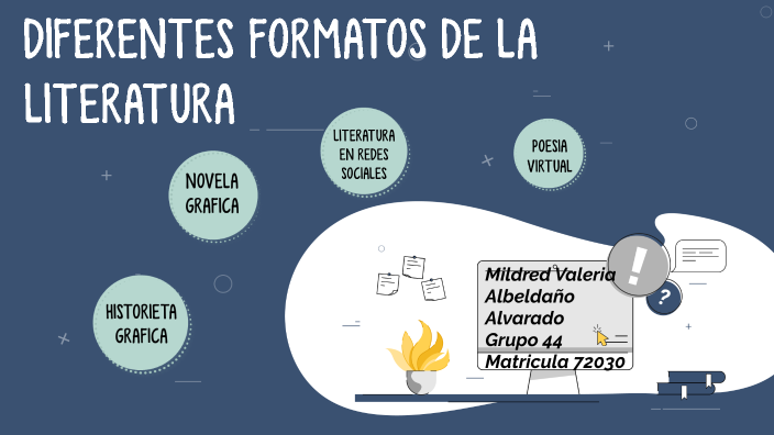 DIFERENTES FORMATOS DE LITERATURA by Valeria Albeldaño on Prezi