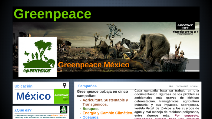 Greenpeace México by Dann Dann on Prezi