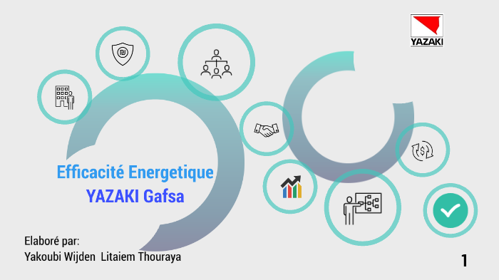 Efficacité énergétique société YAZAKI TUNISIA Gafsa by Thouraya Lutayem ...