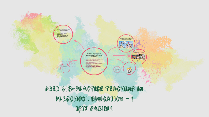 pred 413-Practice Teaching in Preschool Education – I by Zeynep Turunç