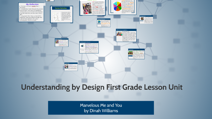 Understanding by Design First Grade Lesson Unit by Dinah Williams