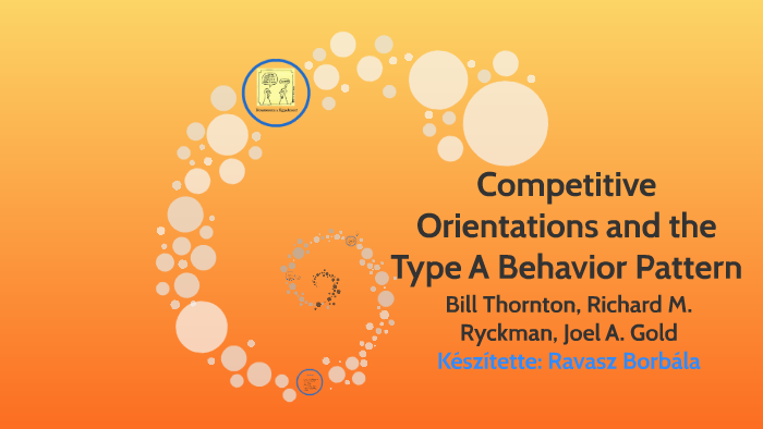Competitive Orientations and the Type A Behavior Pattern by on Prezi