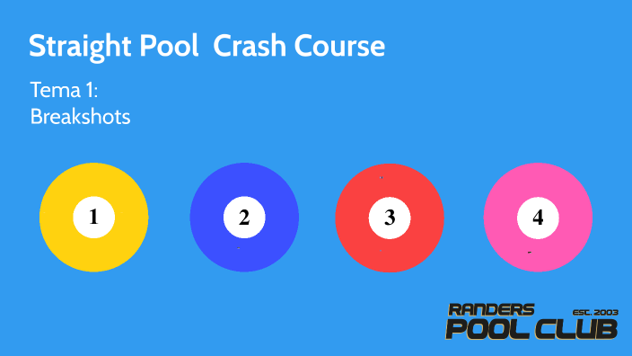 Straight Pool Crash Course - 1 by Søren Terp on Prezi