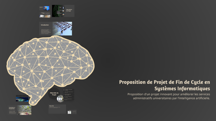 Proposition de Projet de Fin de Cycle en Systèmes Informatiques by ...