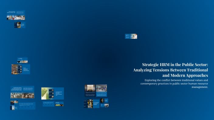 Strategic HRM in the Public Sector: Analyzing Tensions Between ...
