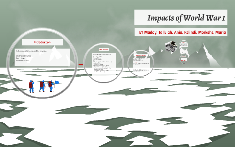 Impacts of World War 1 by Maddy Weir on Prezi