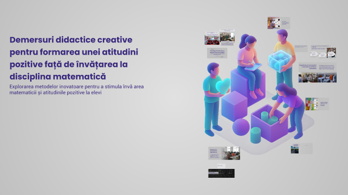 Demersuri didactice creative pentru formarea unei atitudini pozitive ...