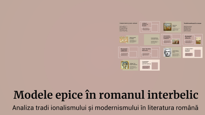 Modele epice in romanul interbelic by on Prezi