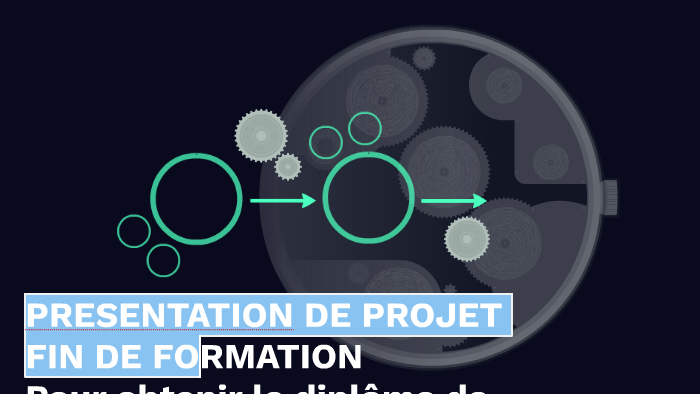 PRESENTATION DE PROJET FIN DE FORMATION by Zäghdøüd AřböuCh on Prezi