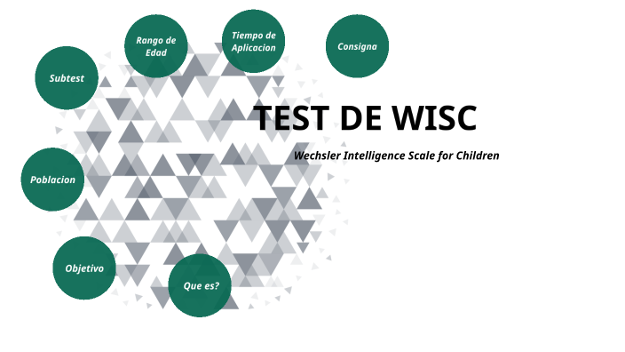 TEST DE WISC by efrain padilla on Prezi