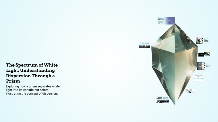 The Spectrum of White Light: Understanding Dispersion Through a Prism ...