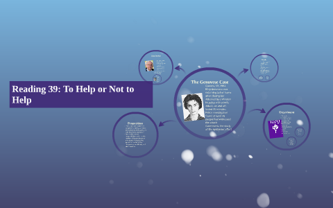 To Help or Not to Help by Dennzon Winley on Prezi