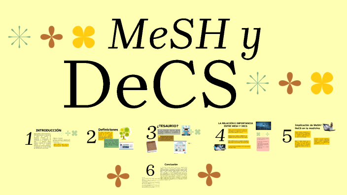 MeSH y DeCS by Francisco Javier Morocho Cajas on Prezi