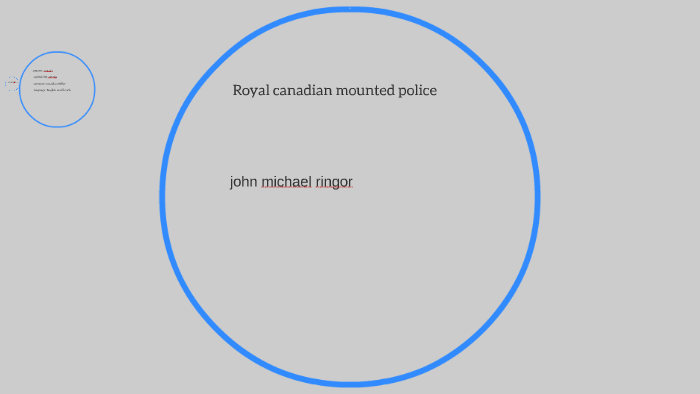 Royal canadian mounted police by john michael ringor