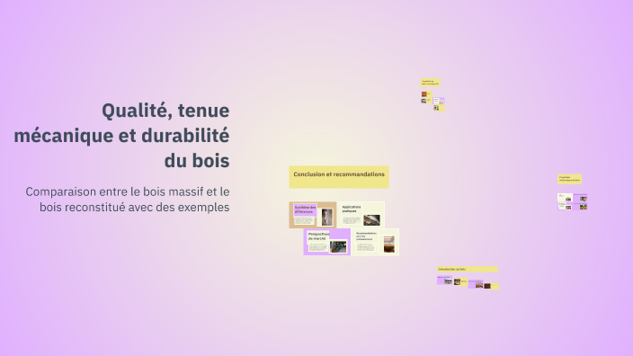 Qualité, tenue mécanique et durabilité du bois by HIND AIT MAHMOUD on Prezi