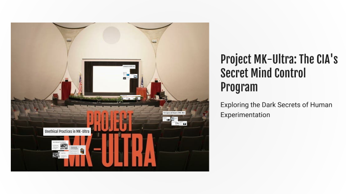 Project MK-Ultra: The CIA's Secret Mind Control Program by Juges Braho ...