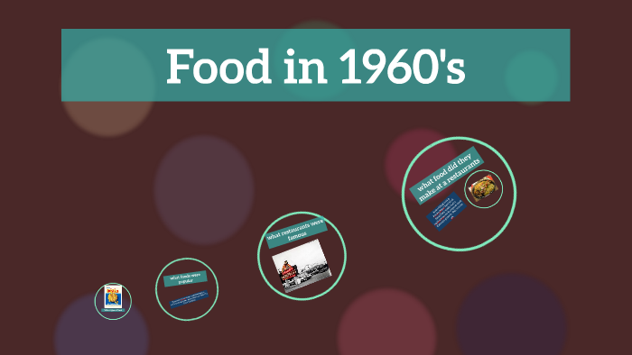 Food in 1960's by audrey dungey on Prezi