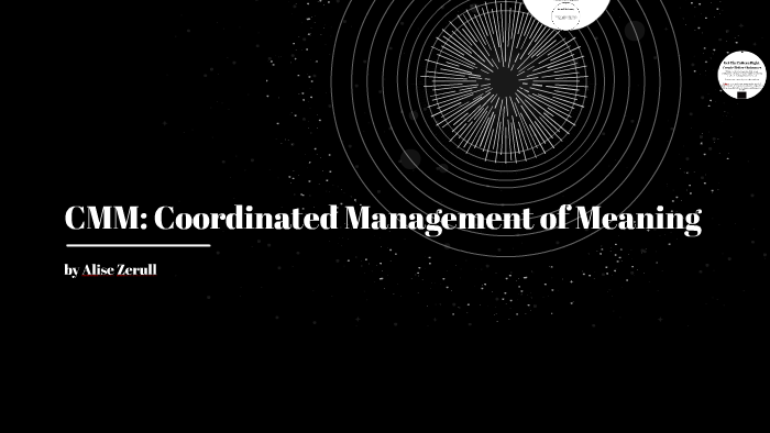 CMM: Coordinated Management of Meaning by Alise Zerull on Prezi