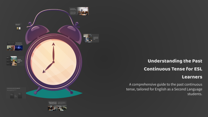 Understanding the Past Continuous Tense for ESL Learners by San-Mari ...