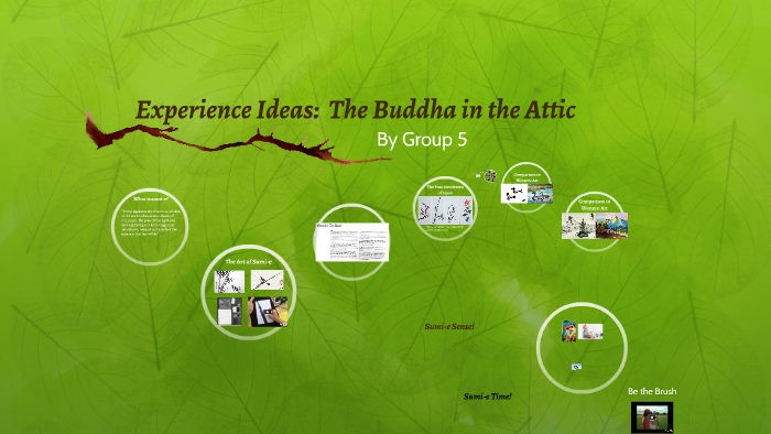 Experience Ideas: The Buddha in the Attic by Jessica Honbarger on Prezi