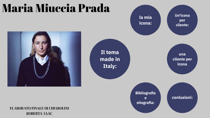 Maria Miuccia Prada by roberta chiarolini on Prezi