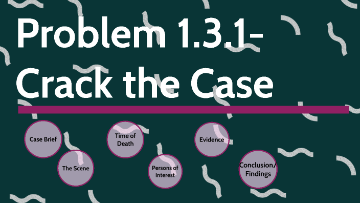 1.3.1 Crack the Case by Vanessa Bernal on Prezi