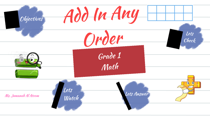 Add in Any Order by Jumanah Atoom on Prezi