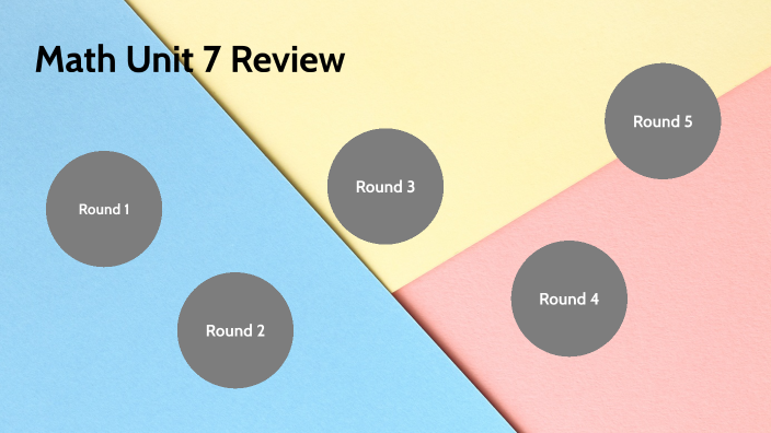Math Unit 7 Review by Samantha Dittmer on Prezi