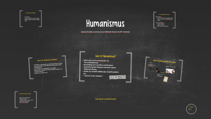 Humanismus by on Prezi