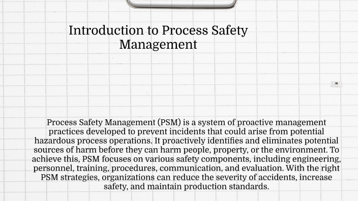 Process Safety Management - Unlocking the Relationship between Process ...