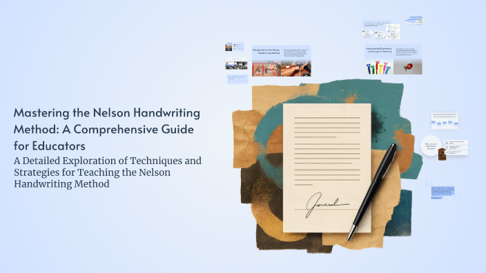 Mastering the Nelson Handwriting Method: A Comprehensive Guide for ...