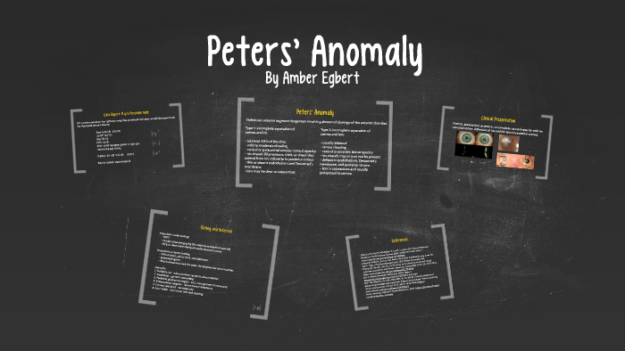 Peters' Anomaly by Amber Egbert