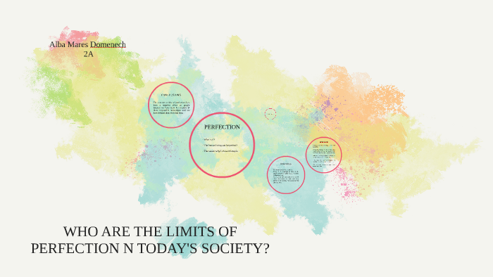 Who are the limits of perfection in today's society? by on Prezi