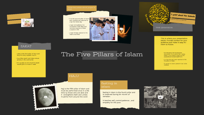 The Five Pillar of Islam by Hajar Arqawi on Prezi