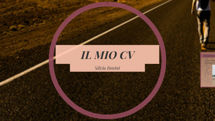IL MIO CV by Silvia Bonini