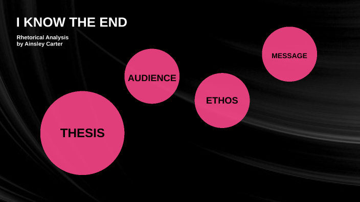 I Know the End Rhetorical Analysis by Ainsley Carter on Prezi