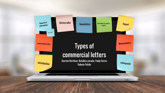 TYPES OF COMMERCIAL LETTERS by Valeria Alejandra Pulido Gomez on Prezi