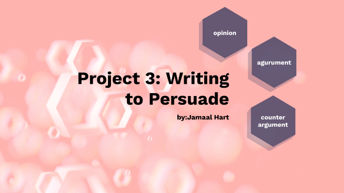 Project 3: Writing to Persuade by Jamaal h on Prezi