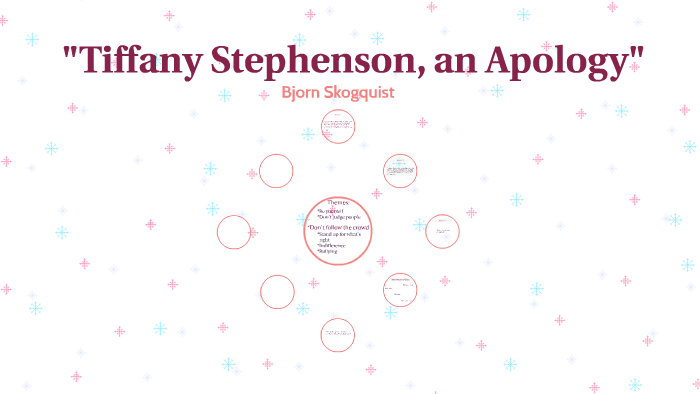 Tiffany Stephenson: An apology by alexis Rucci on Prezi