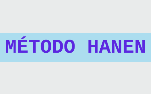 MÉTODO HANEN by Fabiana de Moura on Prezi