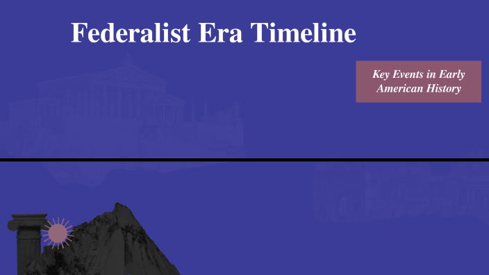 Federalist Era Timeline by Keyion Chinn on Prezi