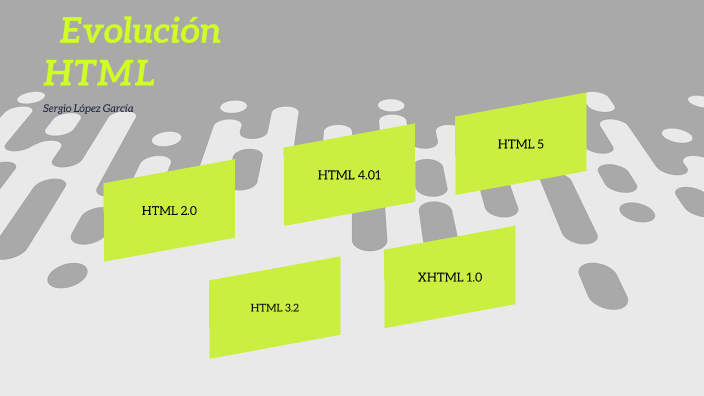 Evolución del HTML by sergio lópez on Prezi