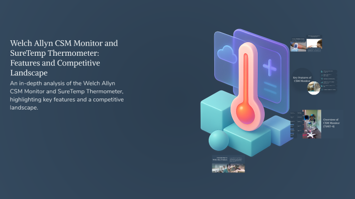 Welch Allyn CSM Monitor and SureTemp Thermometer: Features and ...