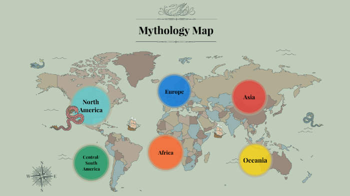 Mythology World Map by Caden Connett on Prezi