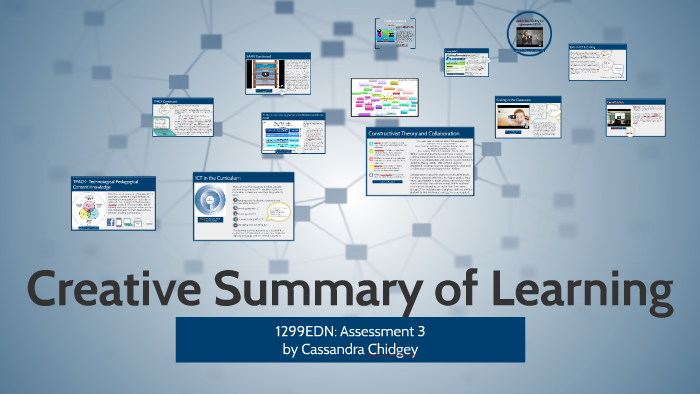 Creative Summary of Learning by Cassandra Chidgey on Prezi