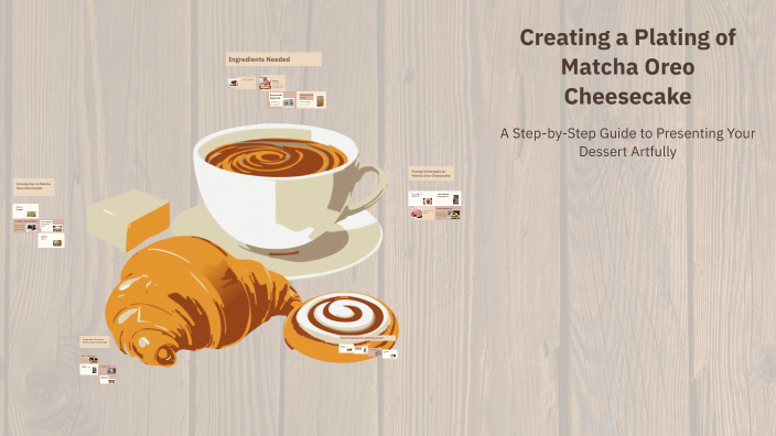 Creating a Plating of Matcha Oreo Cheesecake by RUSSEL JOLLIENE FLORES ...