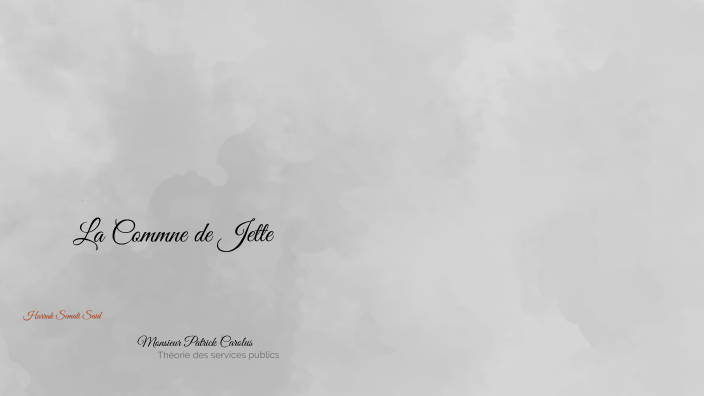 La Commune de Jette by sidhr har on Prezi