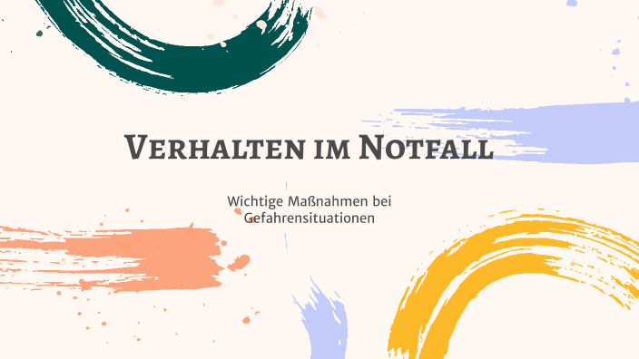 Verhalten im Notfall by Daniel Salehi Salut on Prezi