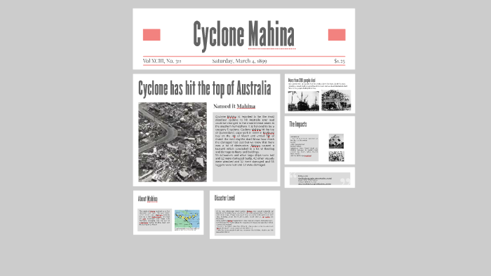tropical cyclone mahina by Tahlia Kirk on Prezi